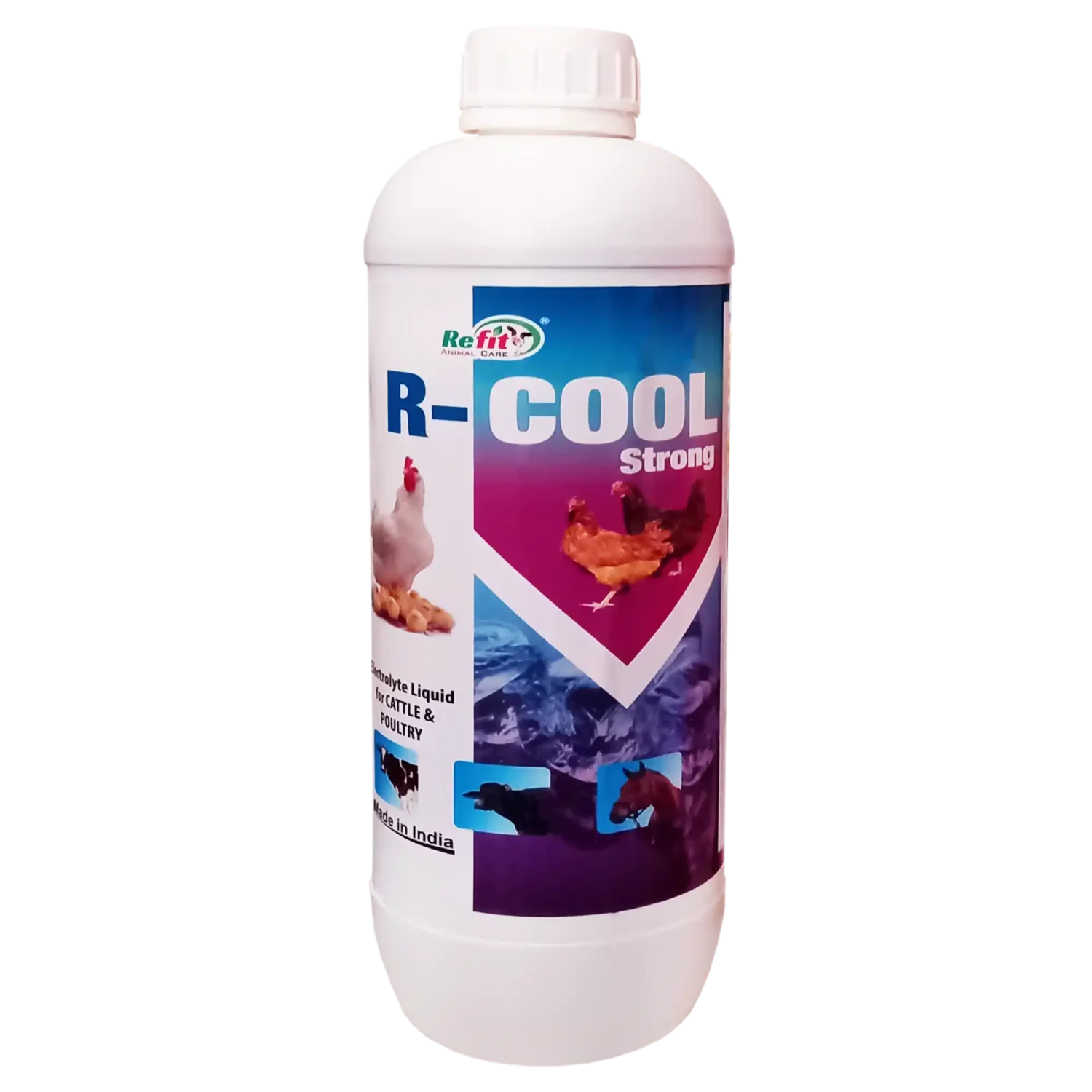 R-COOL STRONG - Electrolyte Liquid For Cattle & Poultry