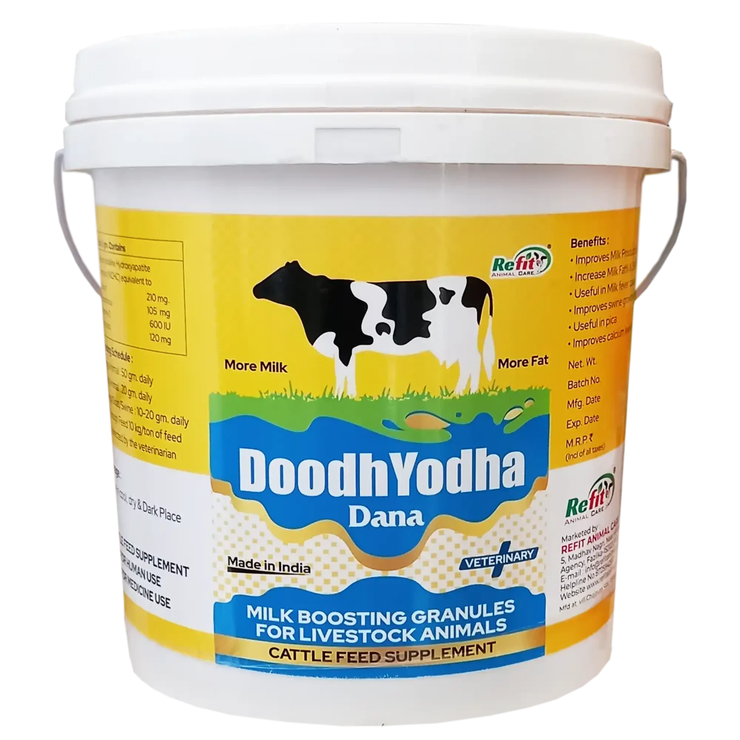 Best Milk Fat Booster For Cows & Cattle | Doodh Yodha